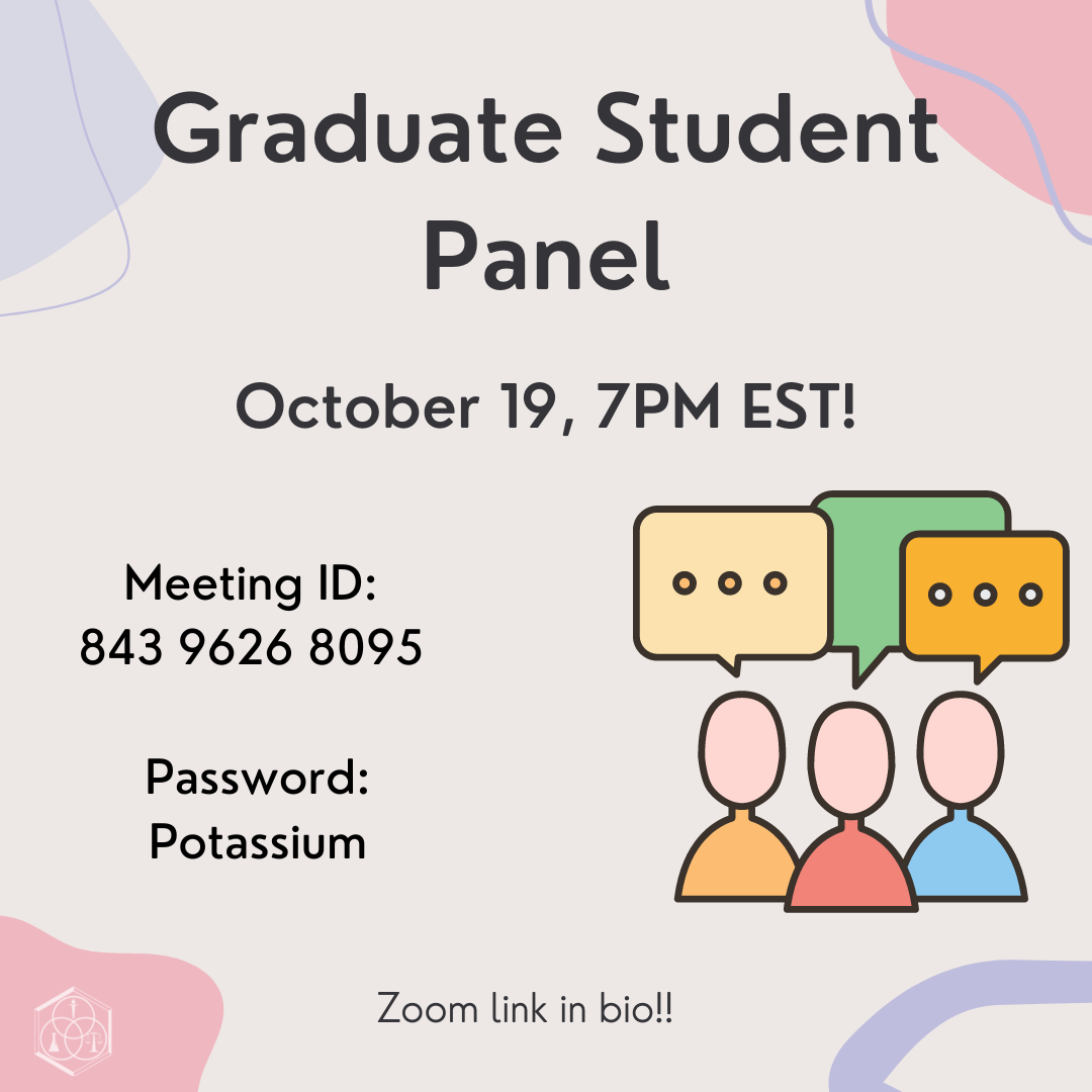 Upcoming: Graduate School Panel | U of T Chemistry Student Union